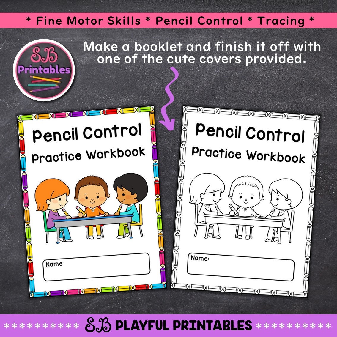 Tracing Practice Worksheets, Fine Motor Skills Practice, Pre-writing ...