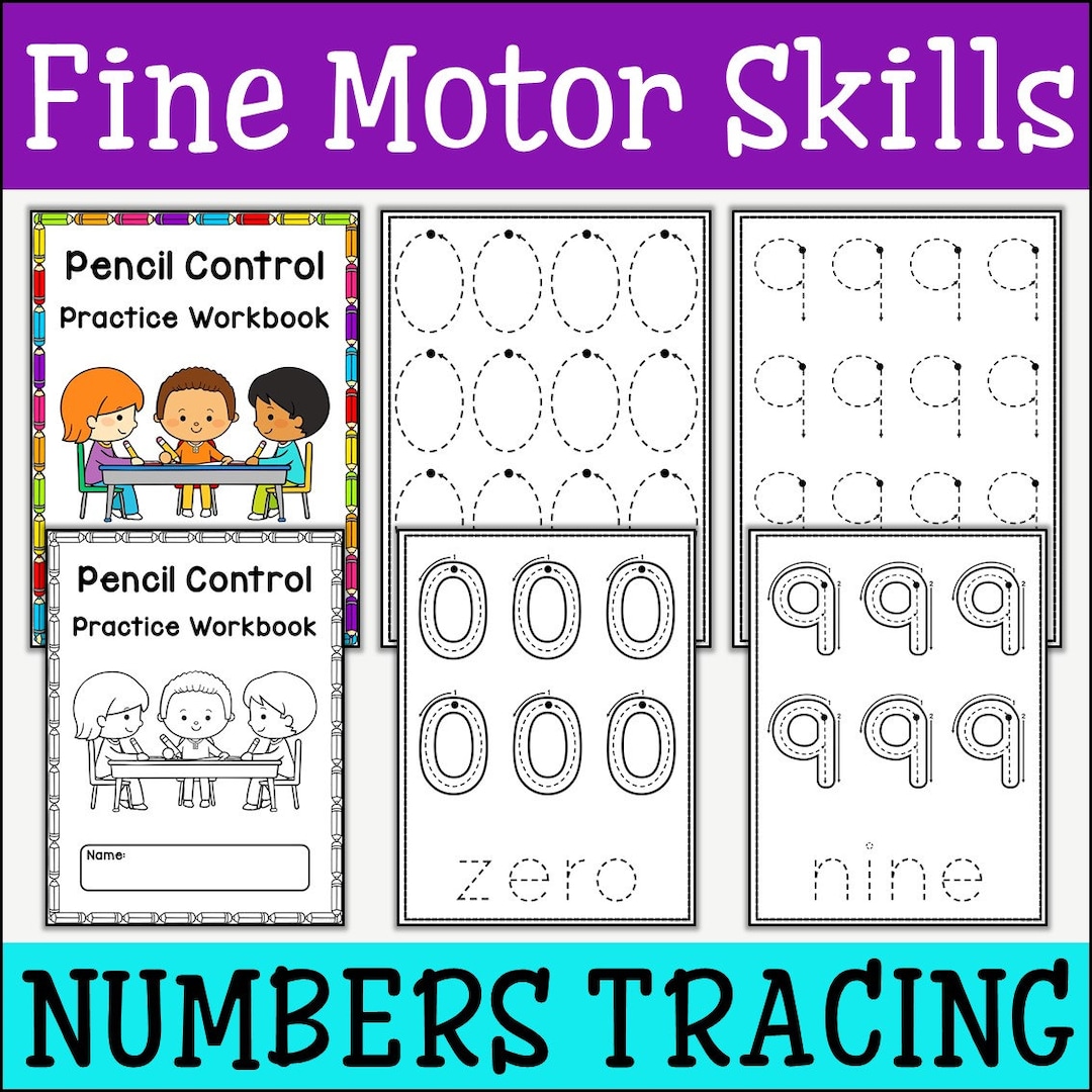 Tracing Practice Worksheets, Fine Motor Skills Practice, Pre-writing ...