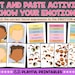 Emotions Cut and Paste Activity for Kids, Emotions Posters, Prek and ...