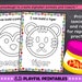 Alphabet Animals Playdough Activity Mats for Kids, Animal Themed ...