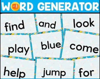 Primer Sight Words Practice and Review, Sight Word Generator Powerpoint ...