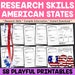 Printable State Research Worksheets for Kids, Printable Templates for ...