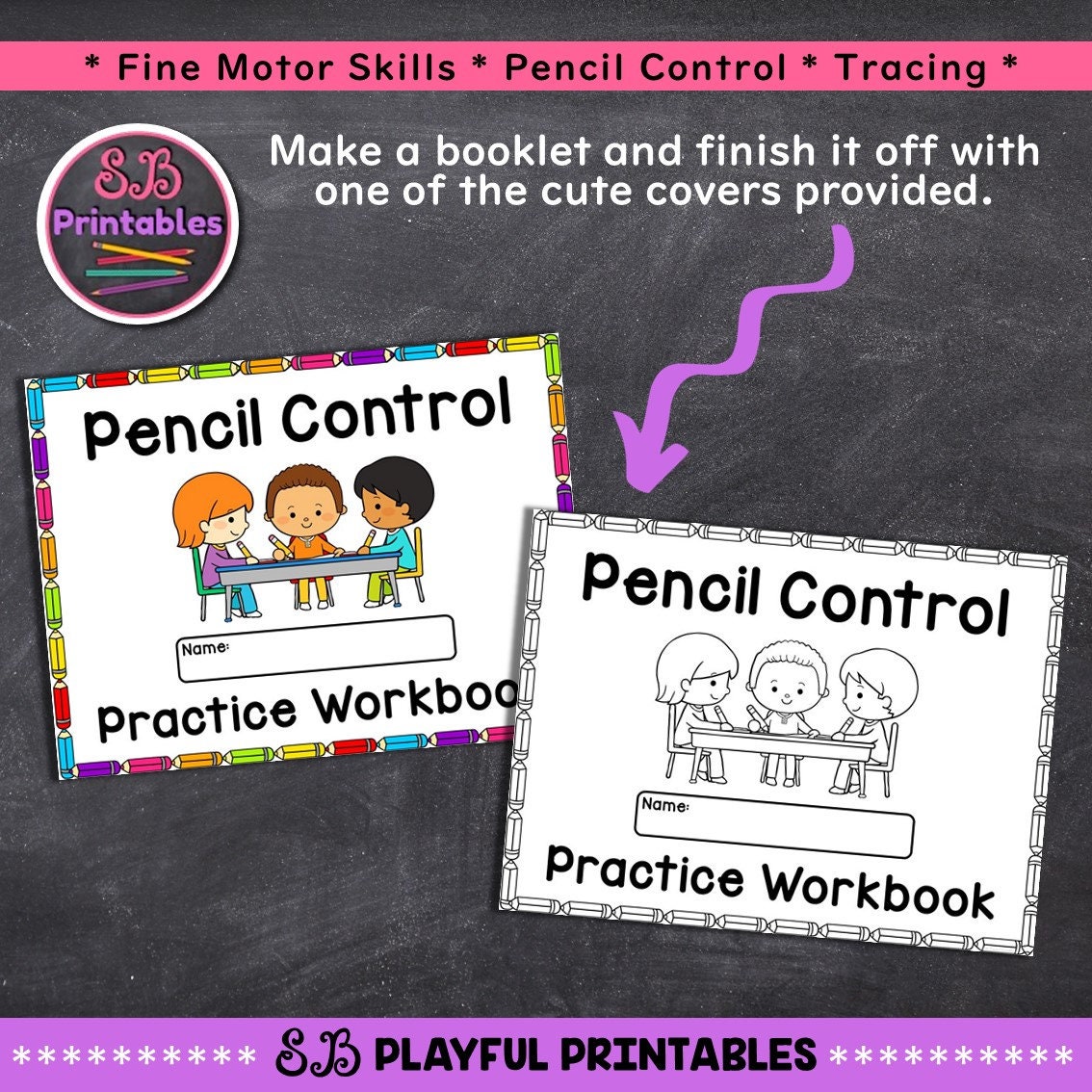 Tracing Practice Worksheets, Fine Motor Skills Practice, Pre-writing ...