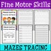 Tracing Practice Worksheets, Fine Motor Skills Practice, Pre-writing ...