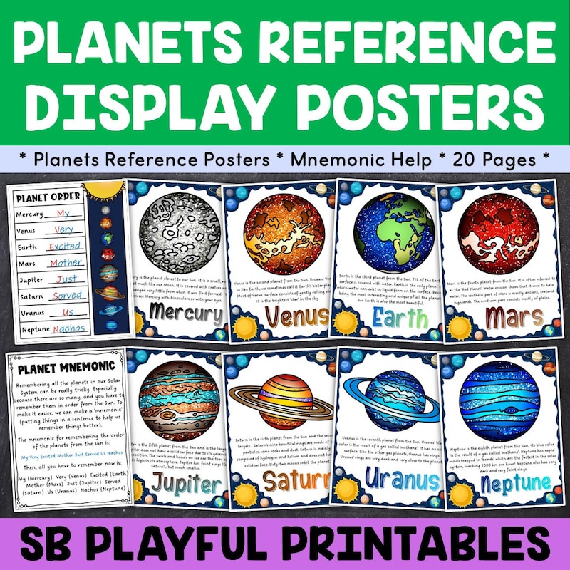 Planet Poster - Etsy