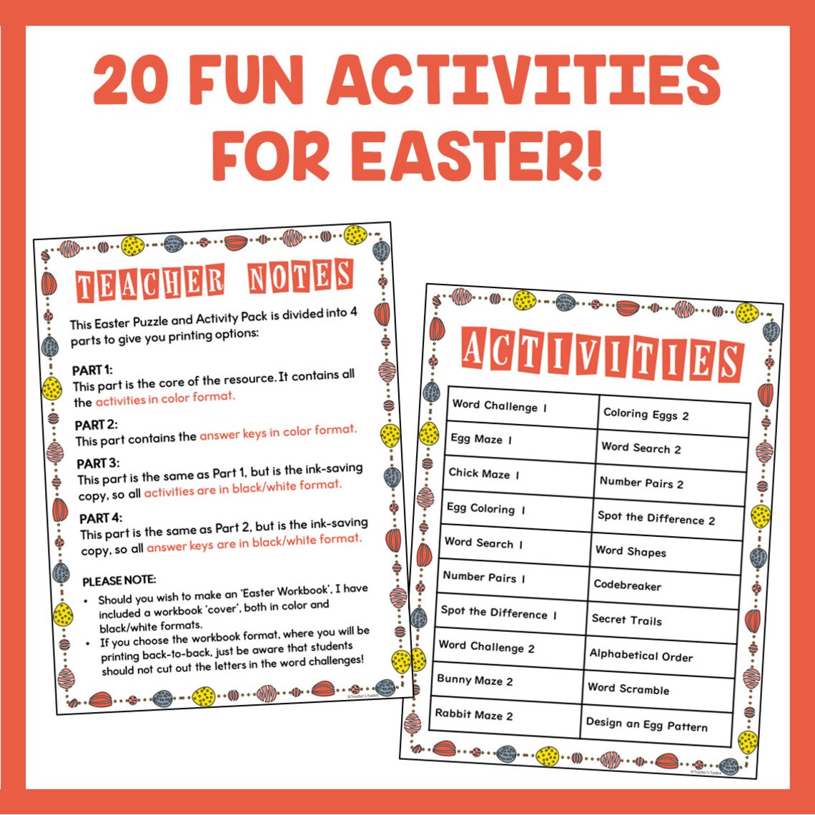 Easter Puzzle Pack for Kids, Easter Printable Activities, Printable ...