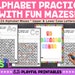 Alphabet Mazes for Kids Letter Identification Activities - Etsy