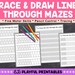 Tracing Practice Worksheets, Fine Motor Skills Practice, Pre-writing ...