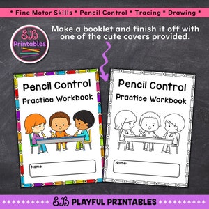 Tracing Practice Worksheets, Fine Motor Skills Practice, Pre-writing ...