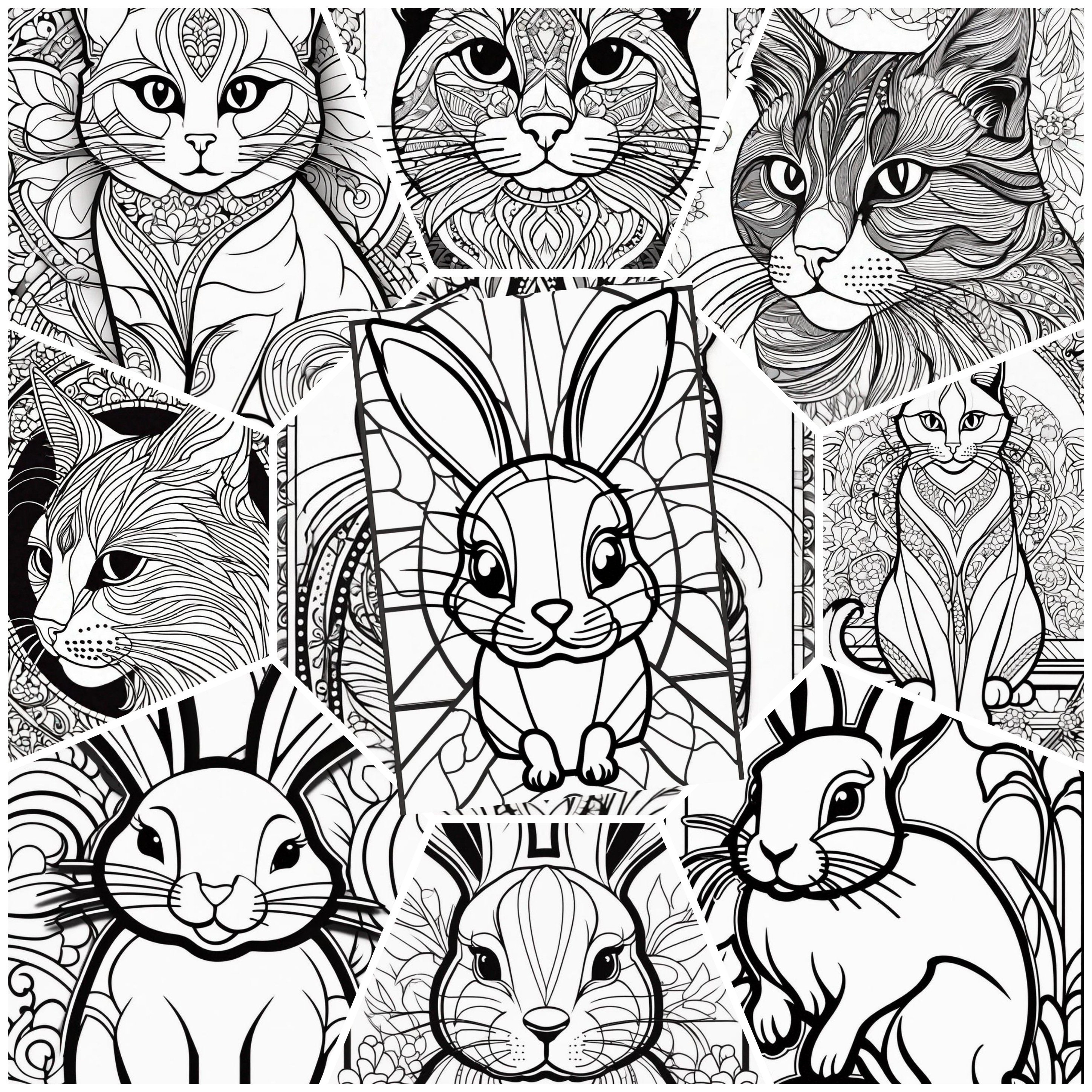 1 Inch Miniature Coloring Book pages CAN BE COLORED Best Fits Scale 1: ...
