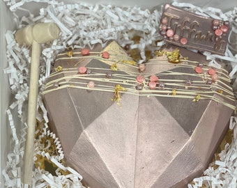 Breakable Chocolate Heart | Etsy