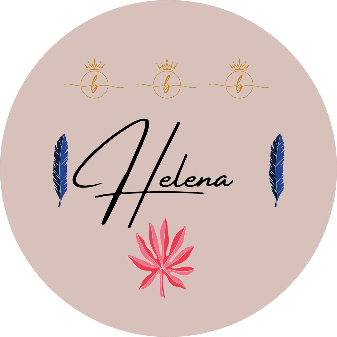 Helena Labels: Circular Logo Stickers - Elevate Your Celebrations ...