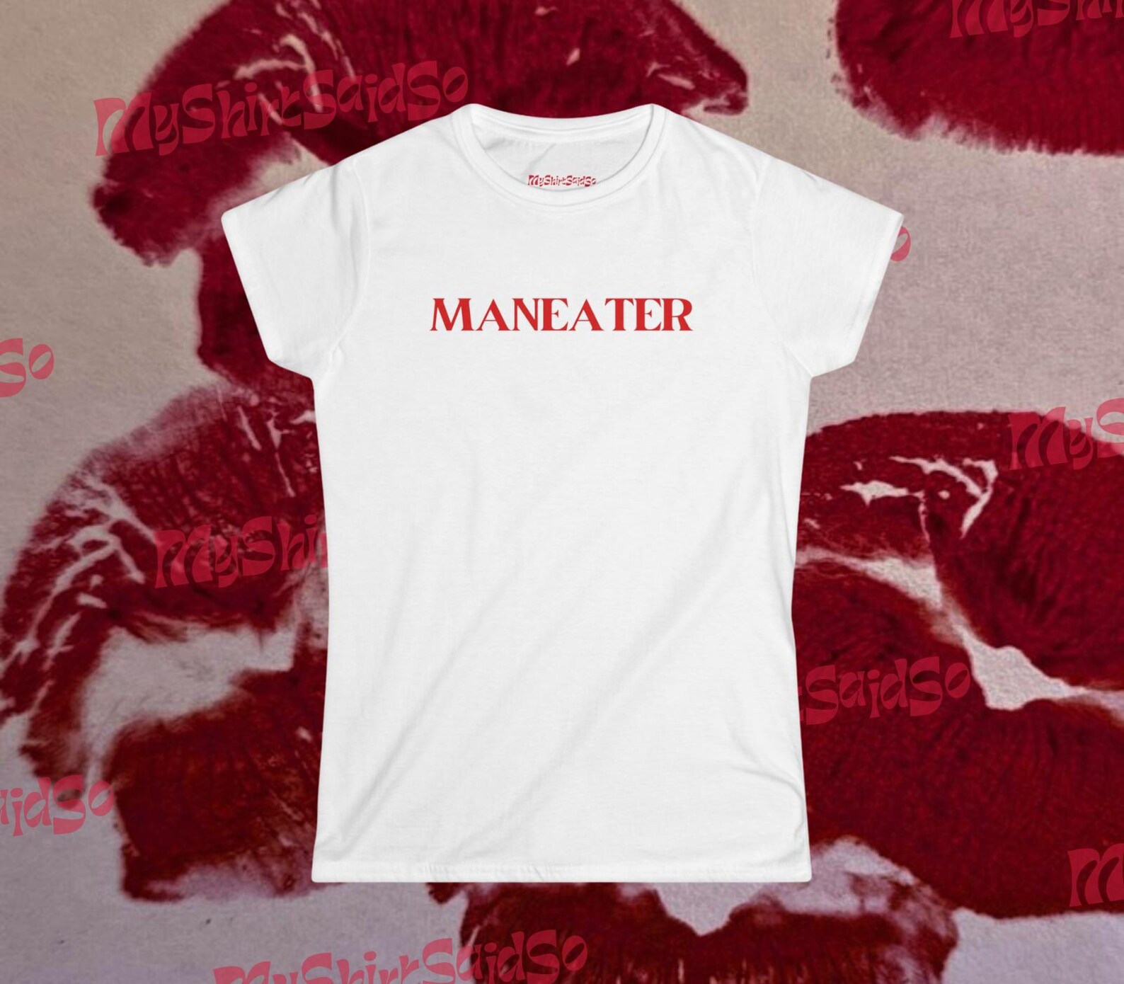 MANEATER: Soft Tee | Y2k Trendy Top | Gift for Girls - Etsy