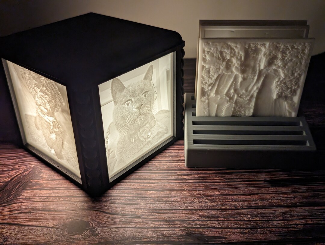 Custom Lithophane Box / 3D Printed Picture / 9 Pictures - Etsy