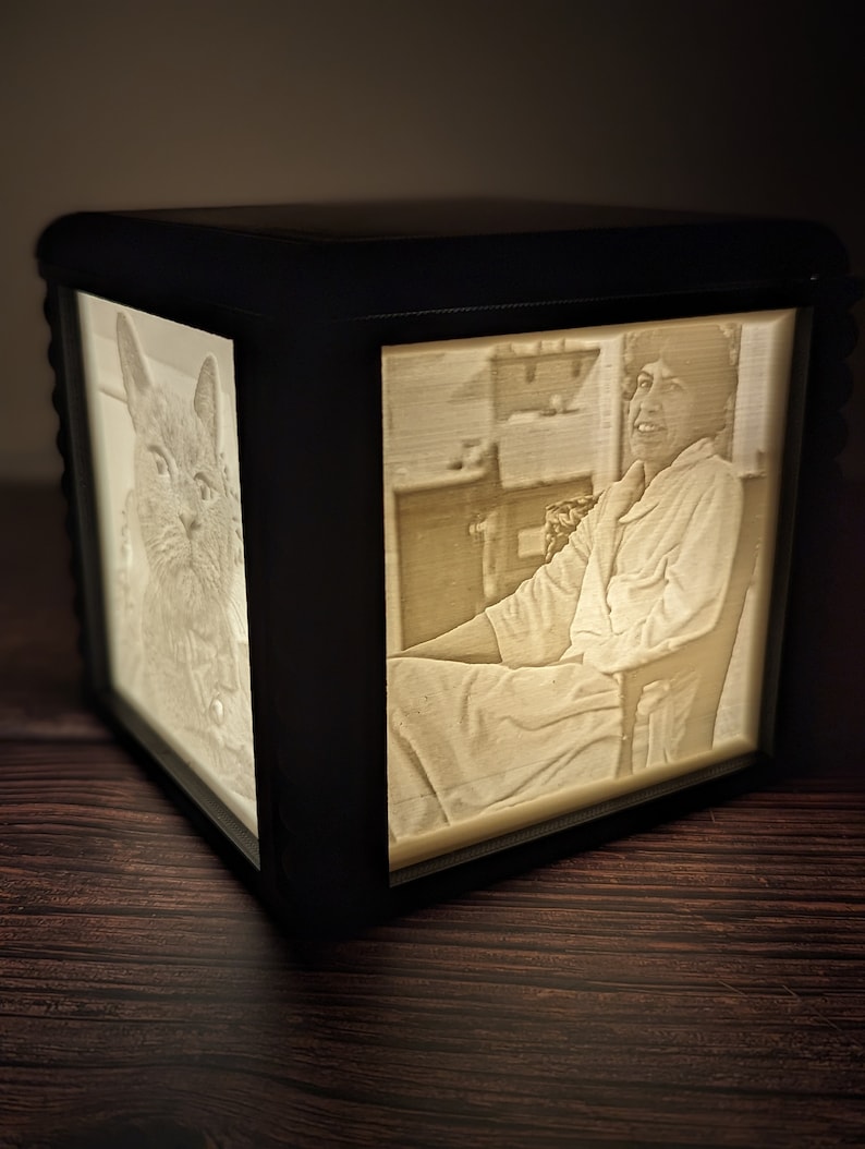 Custom Lithophane Box / 3D Printed Picture / 9 Pictures - Etsy