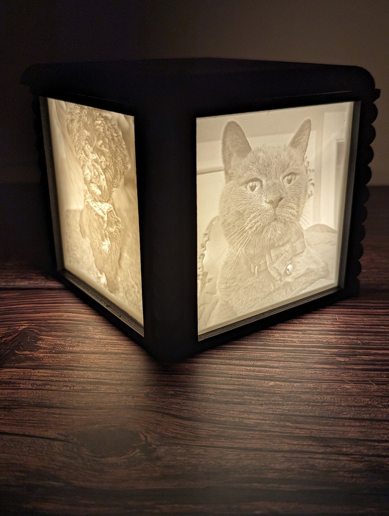 Custom Lithophane Box / 3D Printed Picture / 9 Pictures - Etsy