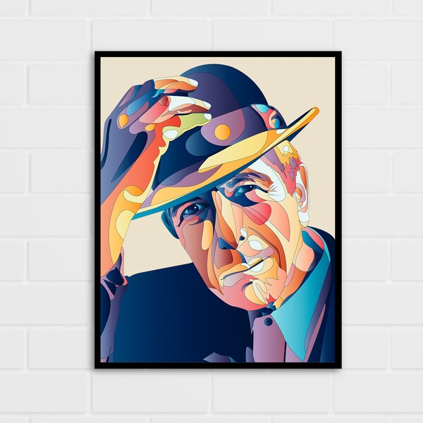 Leonard Cohen Art - Etsy