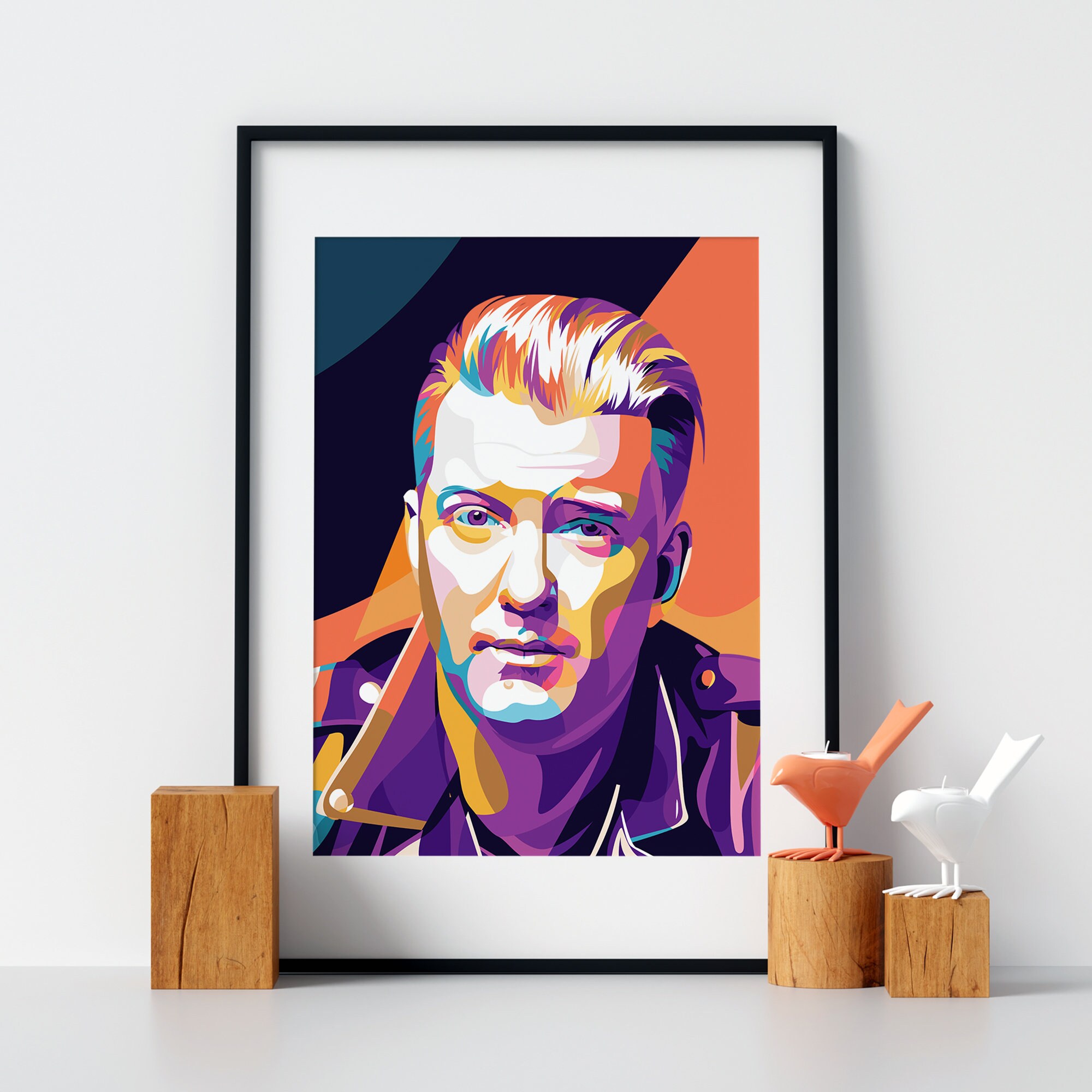 Josh Homme Poster | QOTSA Poster | WPAP | Wall Art | Minimalist Print ...