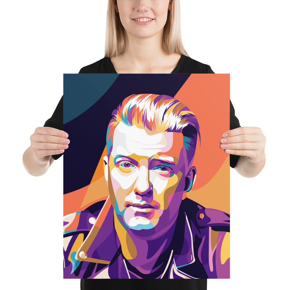 Josh Homme Poster | QOTSA Poster | WPAP | Wall Art | Minimalist Print ...
