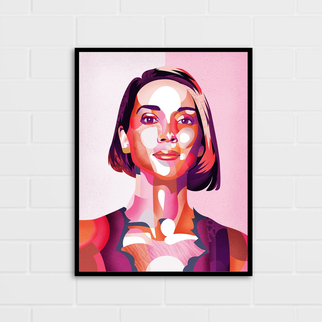 St. Vincent Poster Wall Art Minimalist Print Annie Clark - Etsy