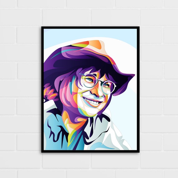 John Denver Poster Country Music Wall Decor Portrait - Etsy