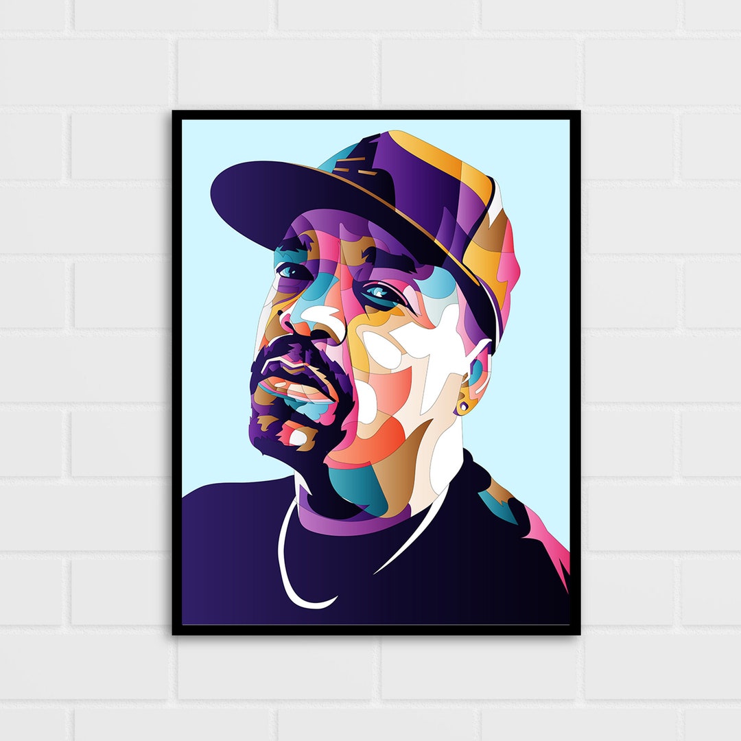 Ice T Poster Wall Decor Hip Hop Portrait Multiple - Etsy