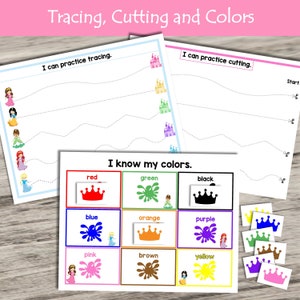 PERSONALIZED Princess Busy Book Page Files to Print MADE for YOU Name ...