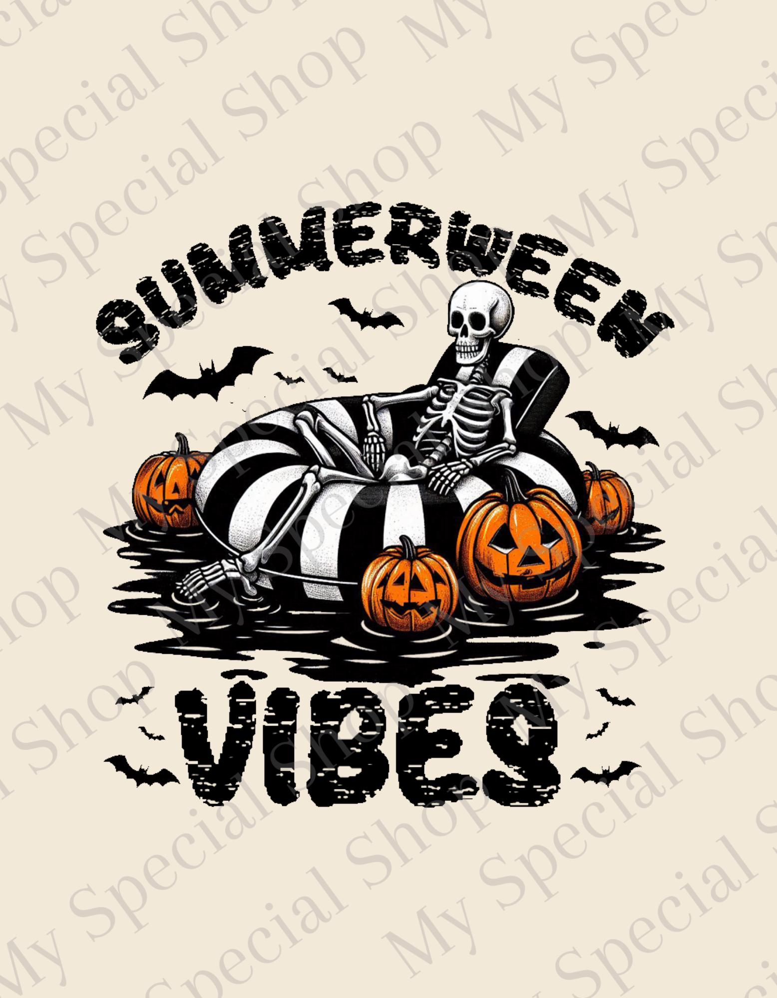 Summerween - Halloween Meets Summer Fun | Digital File | SVG File | PNG ...