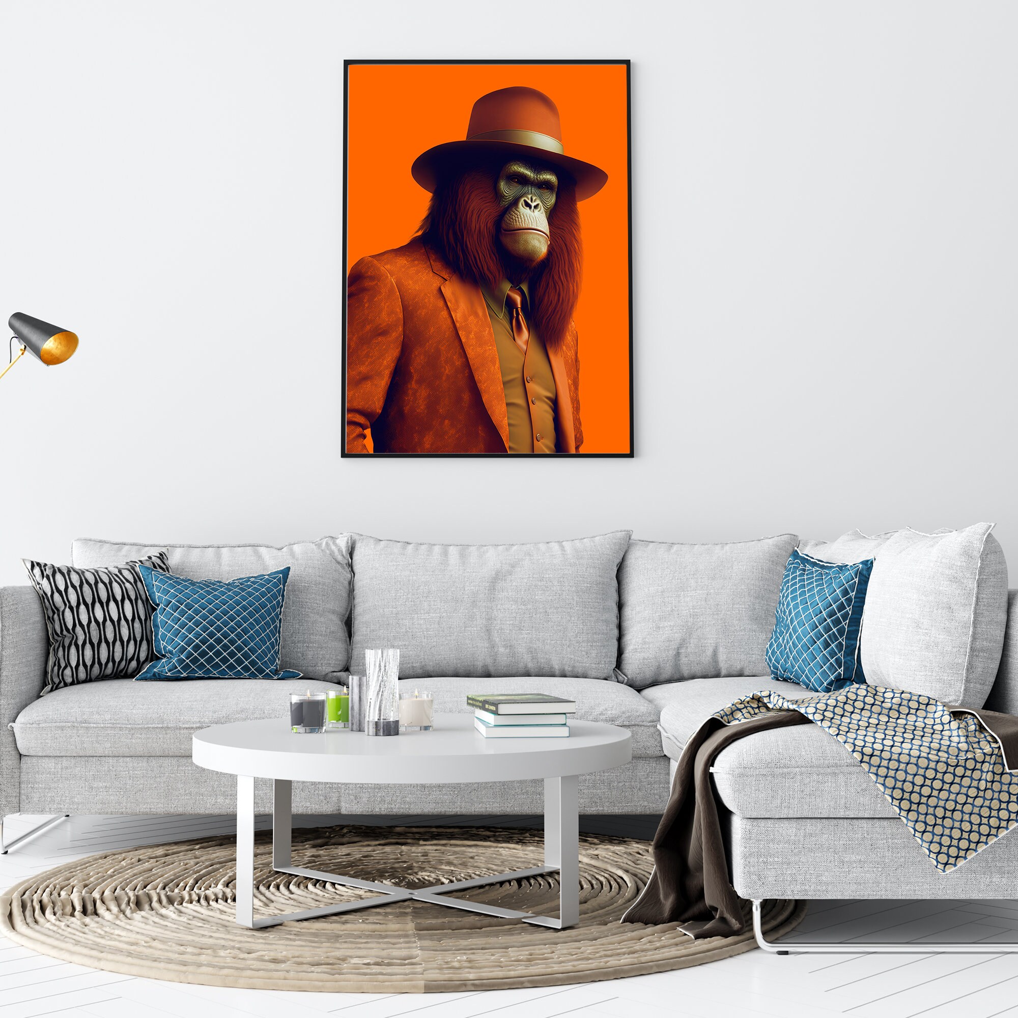 Orangutan Pimp Art Print | Orangutan Art | Multiple Sizes - Etsy