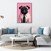 Pug at Work Art Print | Wall Art | Pug Gift | Multiple Sizes - Etsy