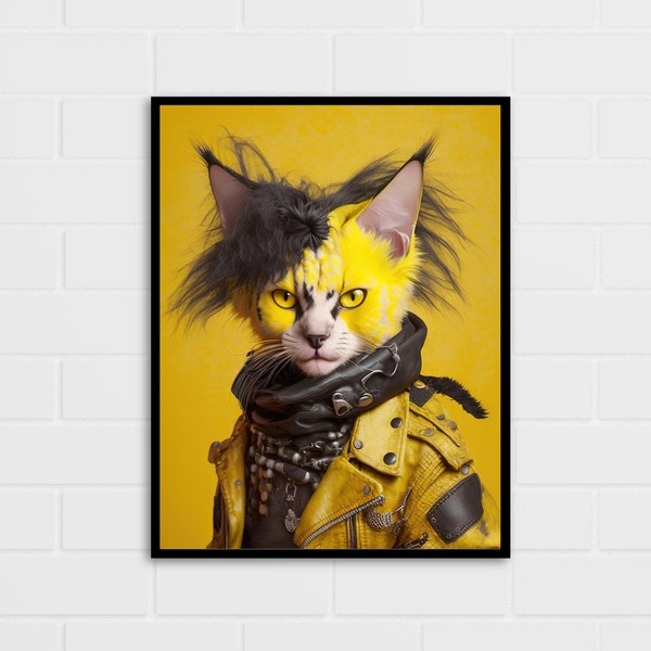 Punk Cat - Etsy