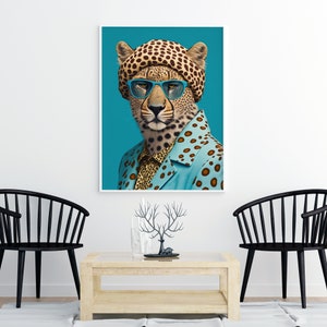Cheetah Print | Cheetah Portrait Wall Art | Multiple Sizes - Etsy