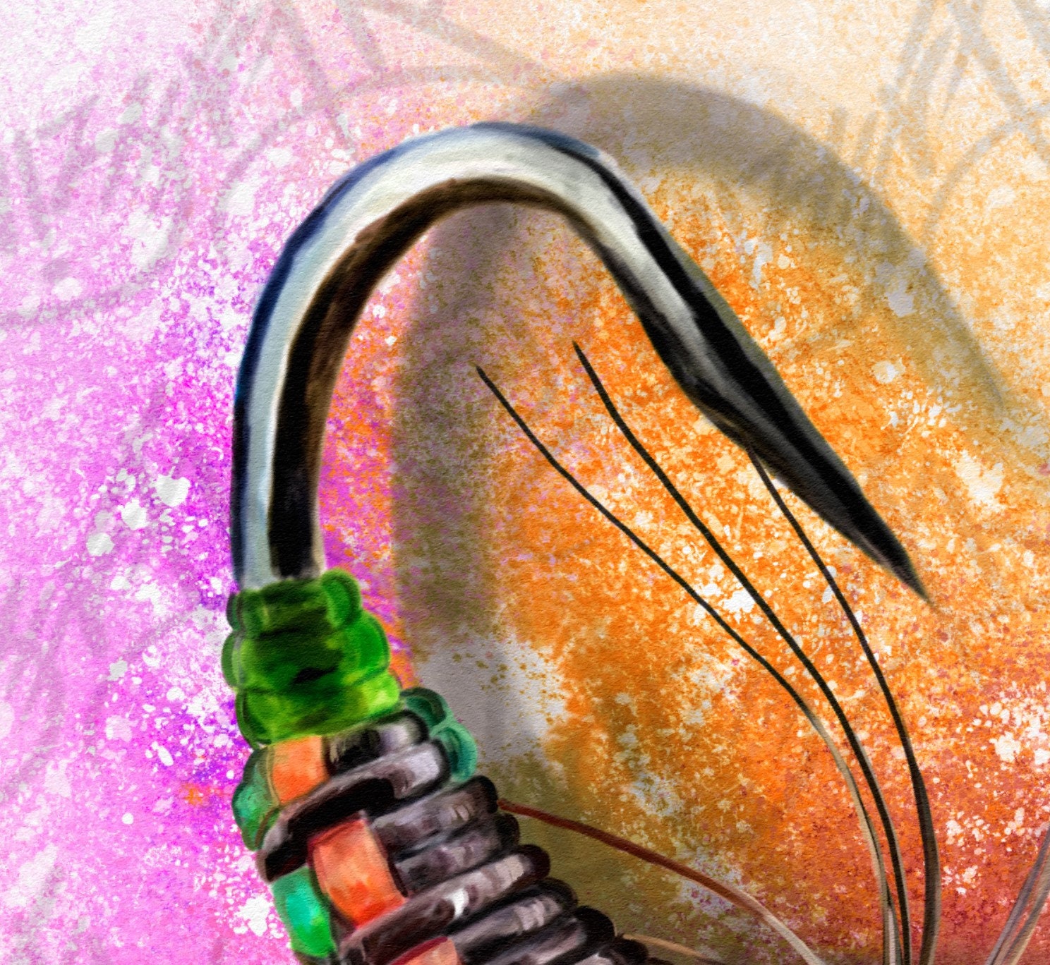 Fly Fishing Flies Digital Watercolor Fly Tying Drawing - Etsy