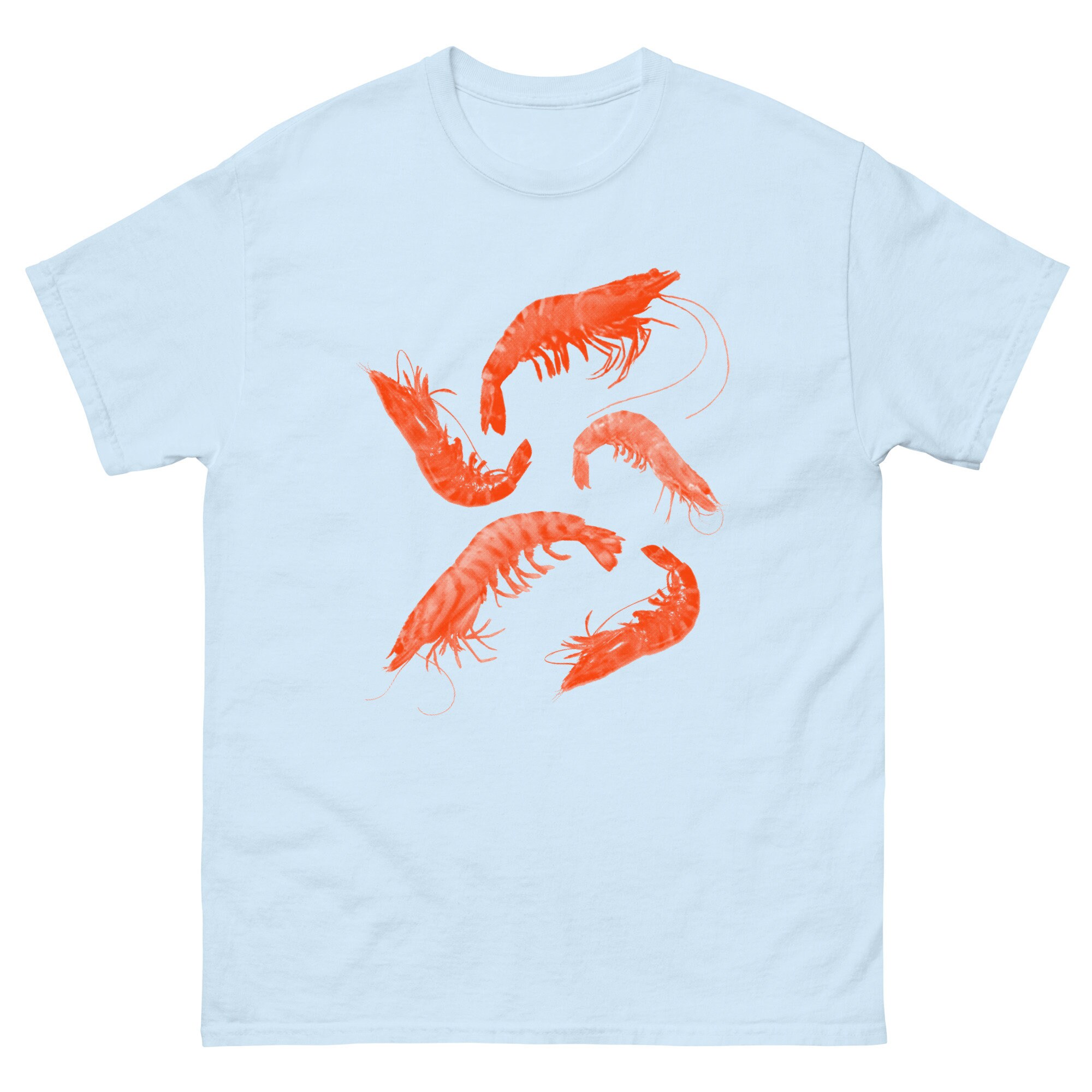 TSHIRT 100% COTTON Unisex Prawn Cocktail Halftone Prawn - Etsy