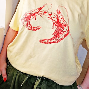 TSHIRT 100% COTTON Unisex, Prawn Cocktail, Prawn Cheers - Etsy