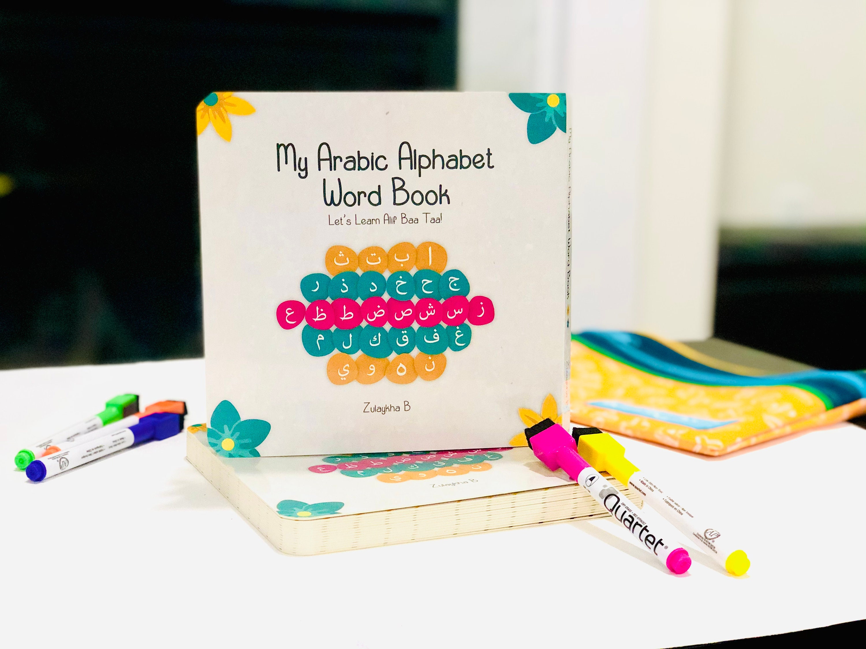 My Arabic Alphabet Word Book! Arabic and Islamic Gifts for Kids | Wipe ...