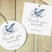 Editable Whale Birthday Favor Tags, Ocean Party Thank You Notes, Under ...