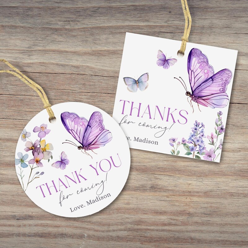 Purple Butterflies - Etsy