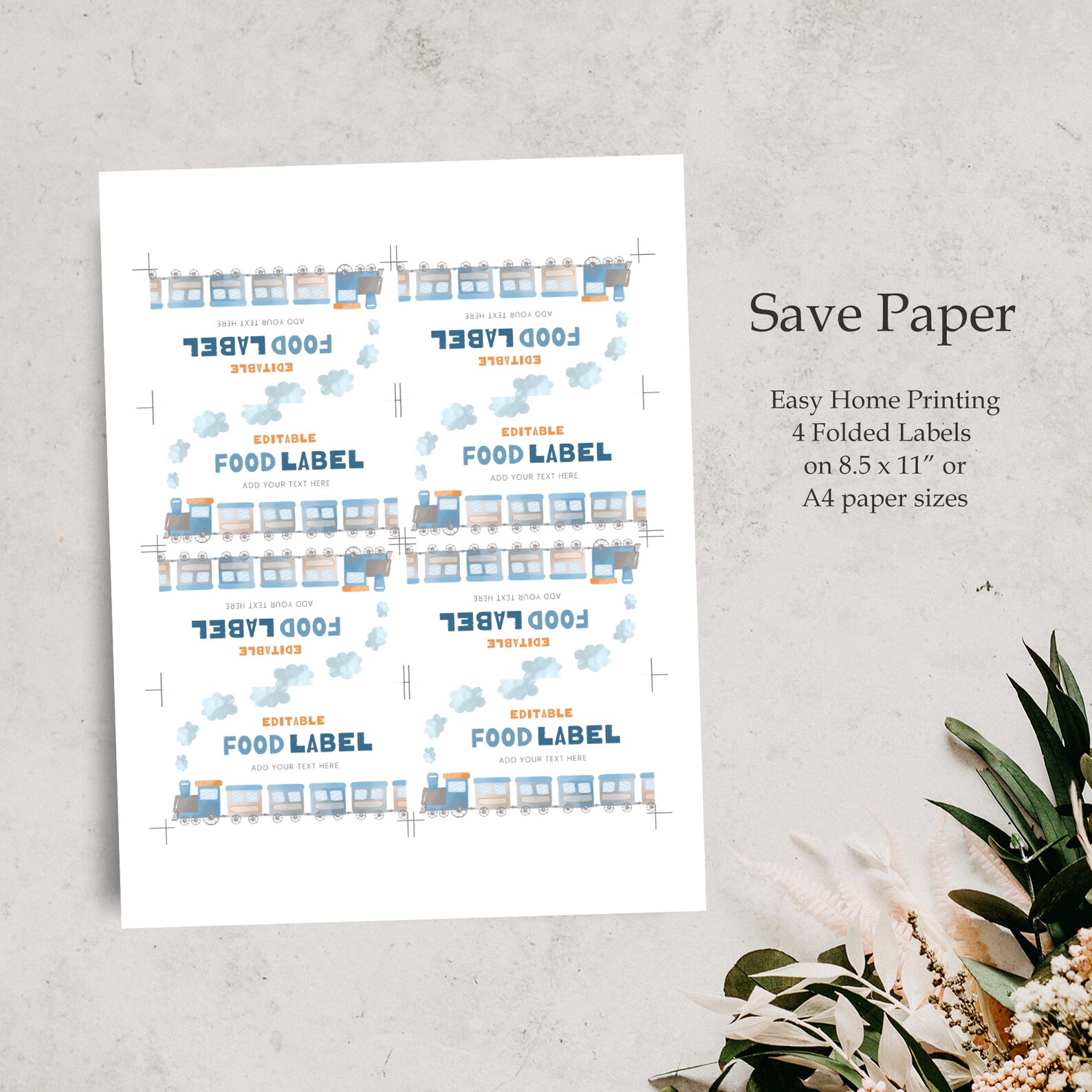 Editable Train Birthday Food Label Choo Choo Train Party - Etsy Canada