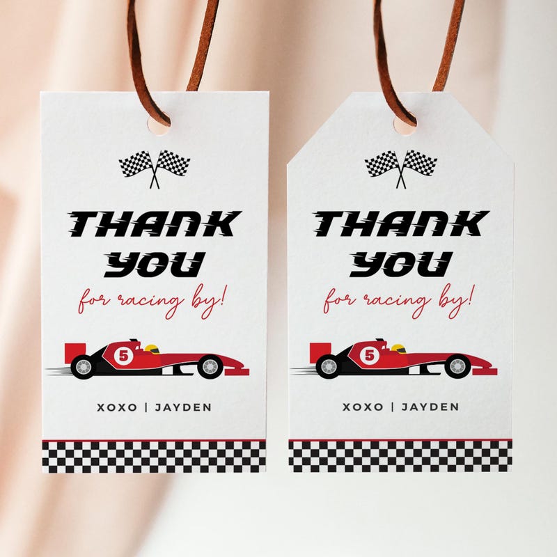 Race Car Favors - Etsy