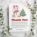Editable Snowman Thank You Card Christmas Party Thank You - Etsy