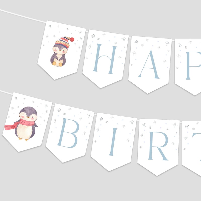 Penguin Banner - Etsy