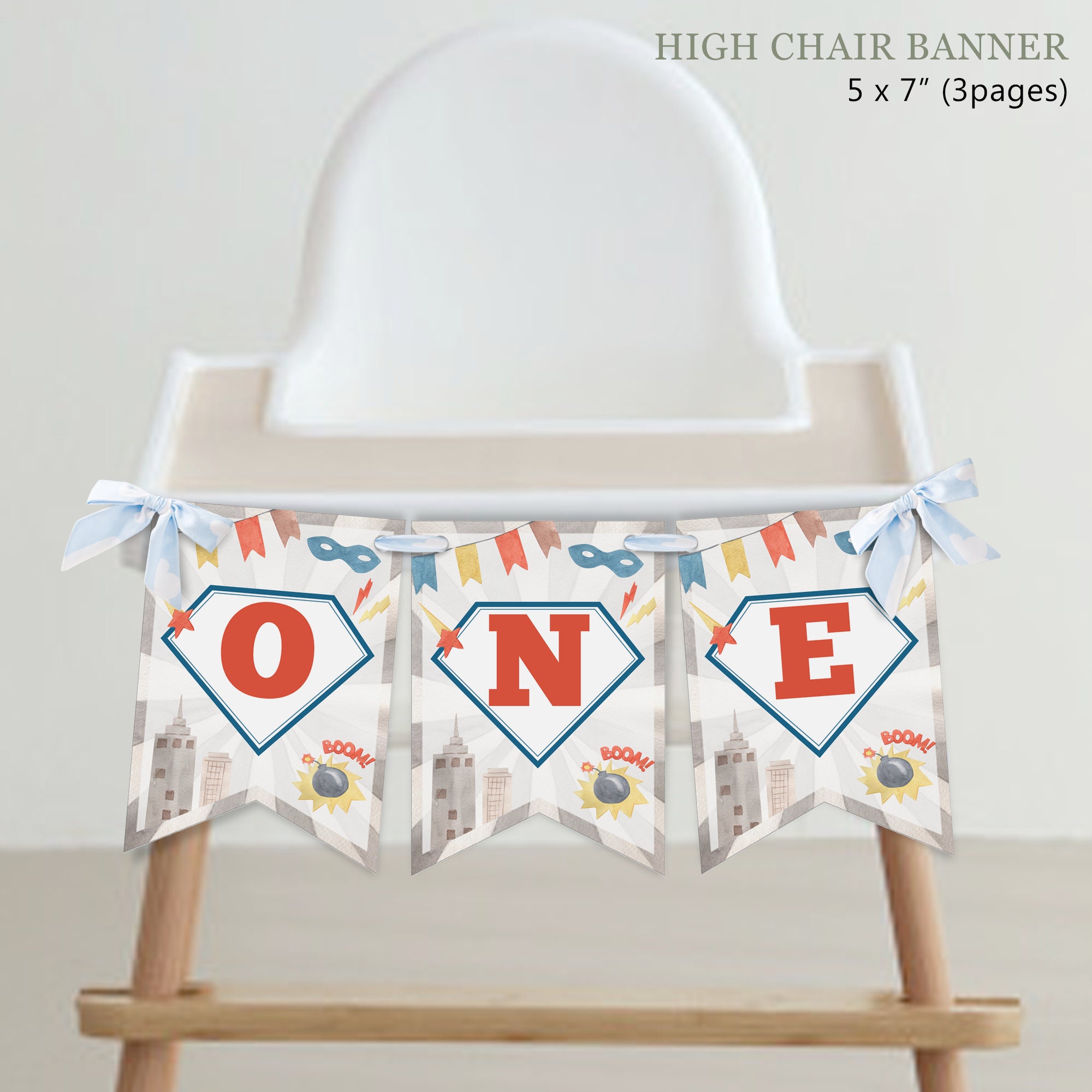 Editable Superhero 1st Birthday Bundle Superhero Party - Etsy