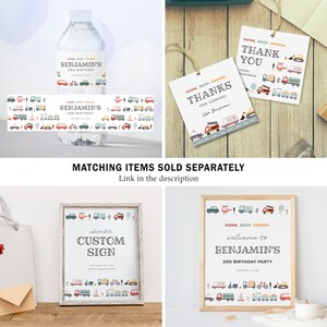 Editable Transportation Birthday Bundle, Transportation Party ...