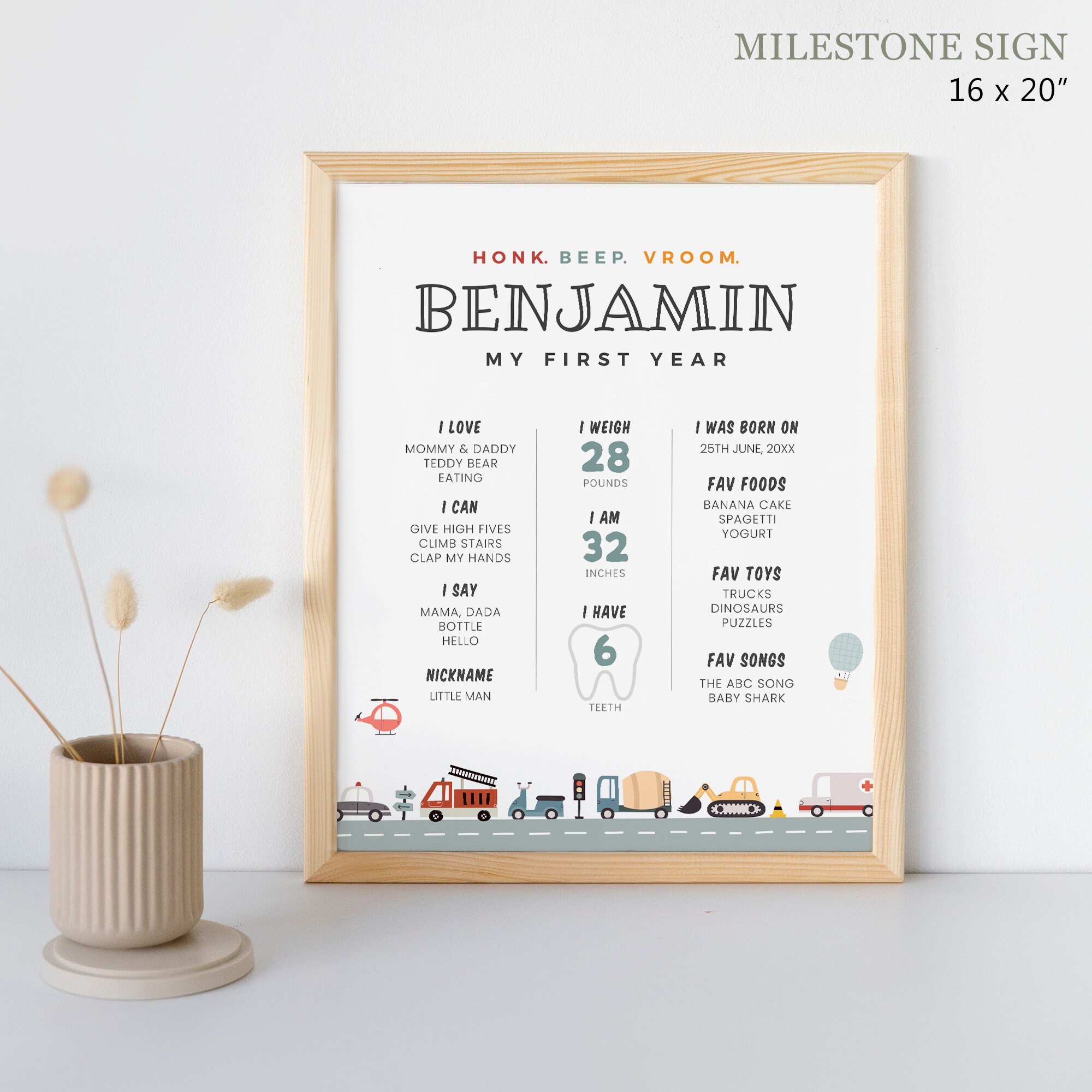 Editable Transportation 1st Birthday Bundle, Transportation Party ...