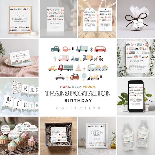 Transportation Party - Etsy