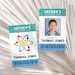 Editable Scientist ID Badge, Mad Scientist Name Tag, Science Birthday ...