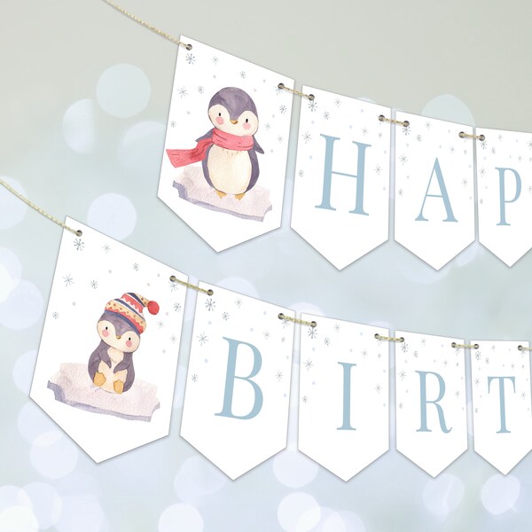 Penguin Banner - Etsy