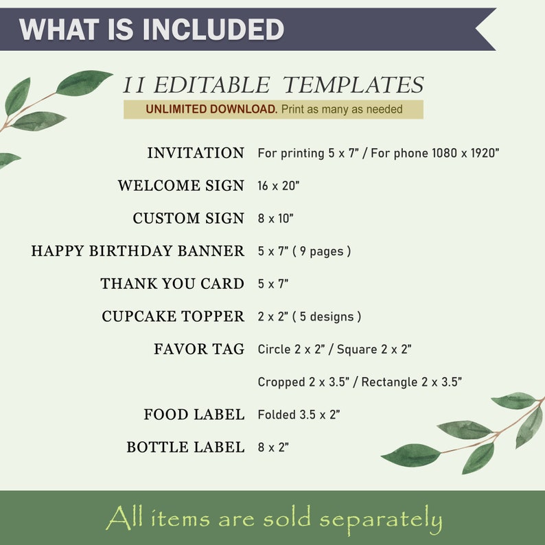 Editable Dirty 3rdy Birthday Bundle, Construction Birthday Collection ...