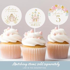 Princess Birthday Favor Tags, Magical Day Party Gift Tags, Girl ...